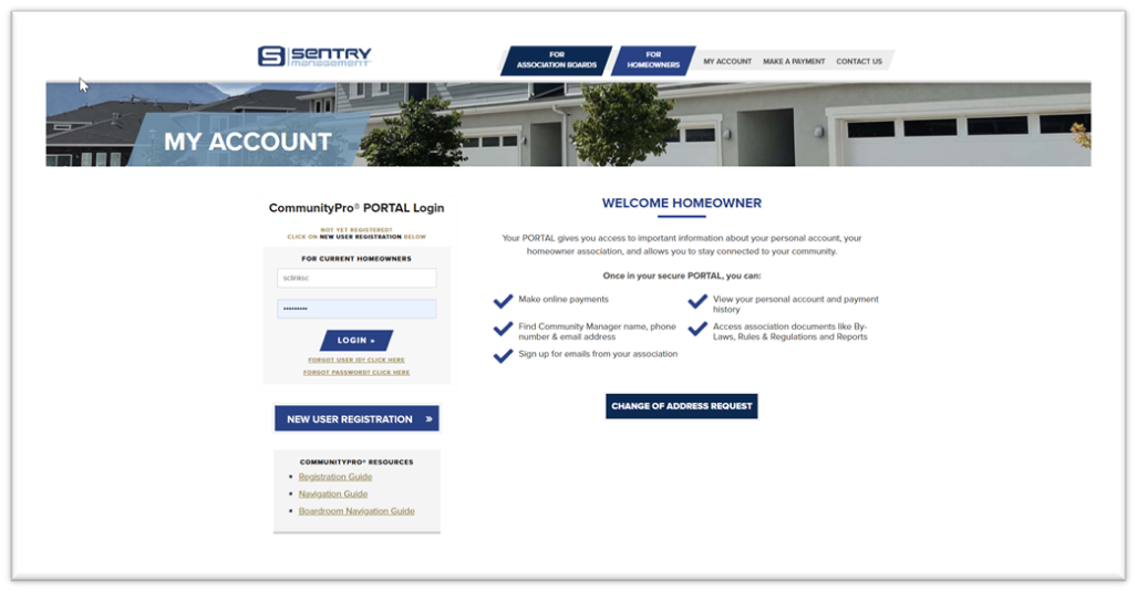 CommunityPro Login Page – Sentry Employee Help Center